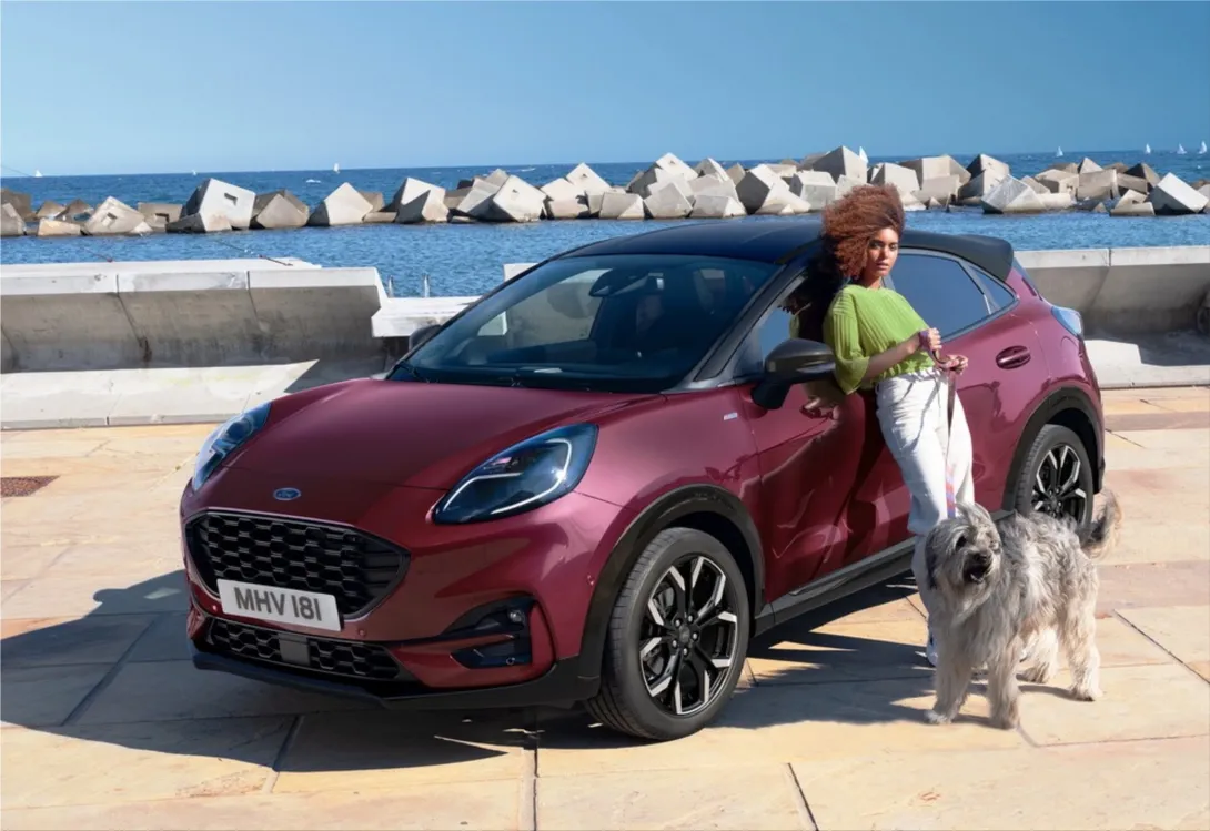Ford Puma Vivid Ruby Edition: A Stunning Two-Tone Crossover with Hybrid ...